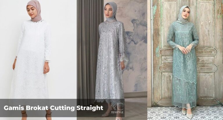 17 Model Gamis Brokat Terbaik untuk Berbagai Acara - MC Texstyle Blog
