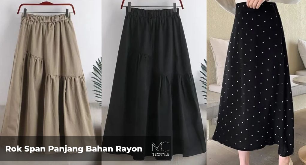 7 Rok Span Panjang Kekinian untuk Tampil Stunning Seharian